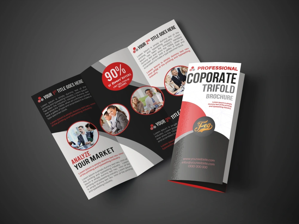 A fantastic brochure design , an elegant brochure design for your ...