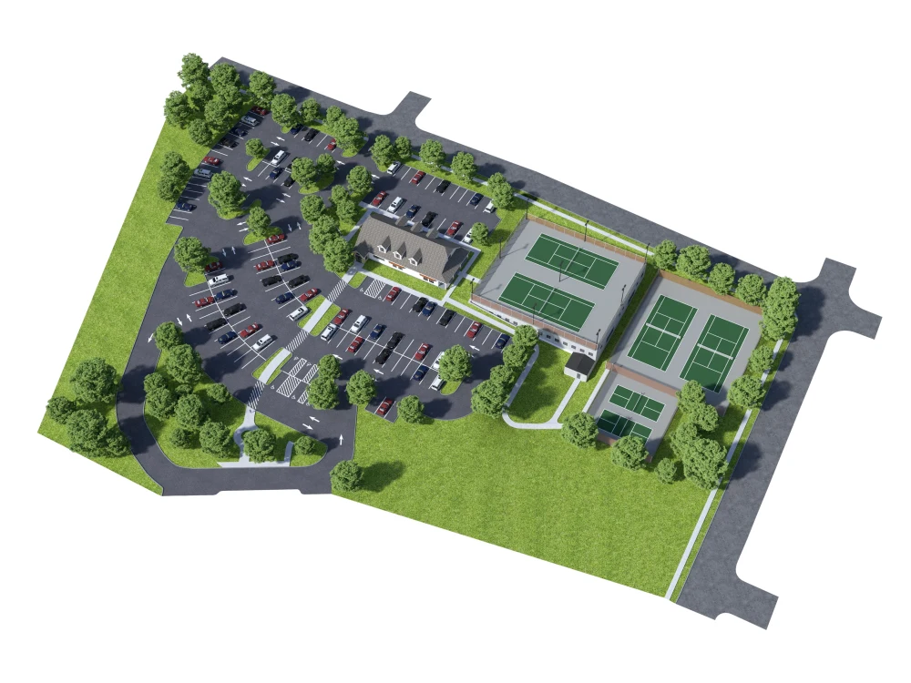 A 3D site plan for real estate development project | Upwork