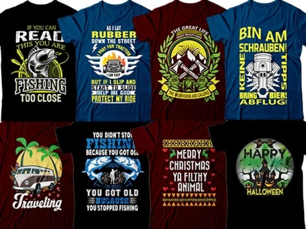 Bulk t shirt design for print on demand business | Upwork