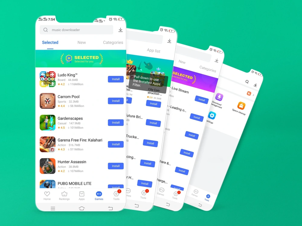 Attractive app screenshots design for app store & play store | Upwork