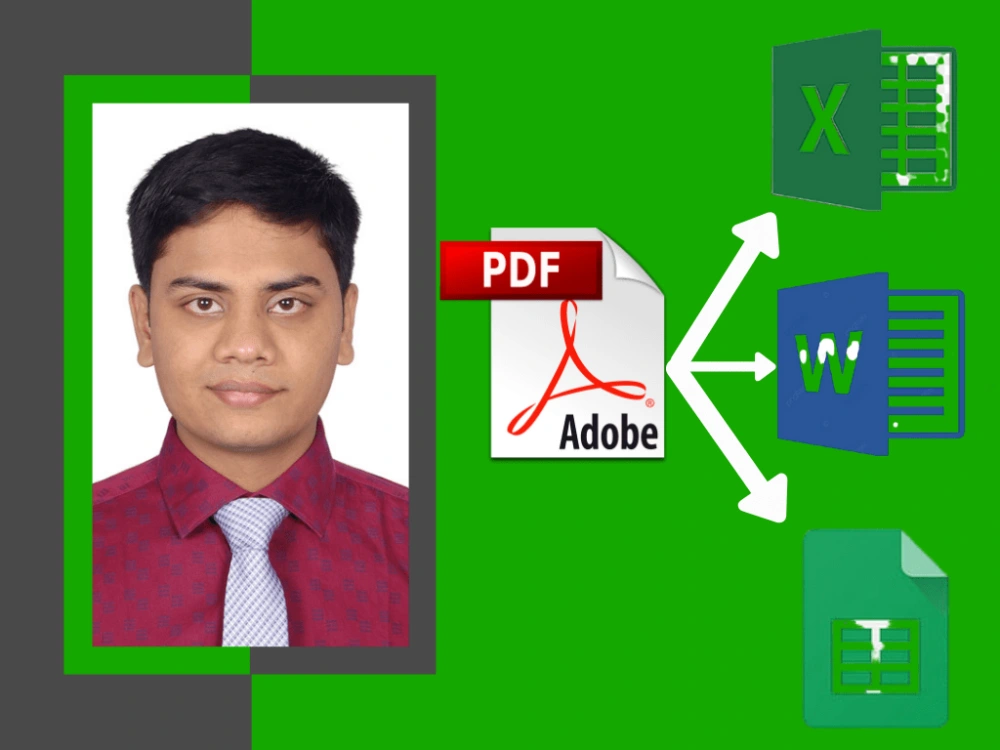PDF conversion into Microsoft Excel, Microsoft Word or Google Spreadsheet | Upwork