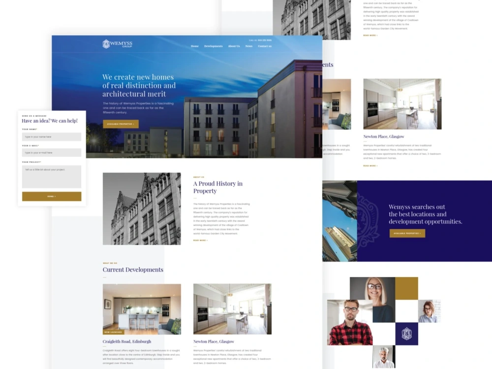 A creative and modern landing page design based on your requirements ...