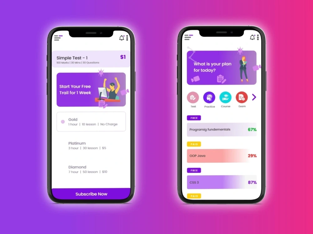 Top notch mobile and web UI/UX design with Adobe XD and FIGMA | Upwork