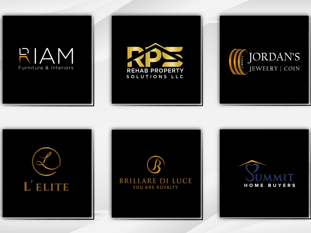 3 premium logo design concepts which are fully custom and modern | Upwork