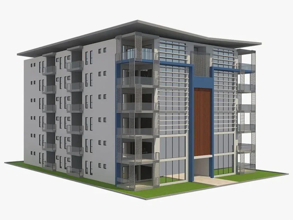 A 3D Revit model Architecture with free basic renders/walkthorugh | Upwork