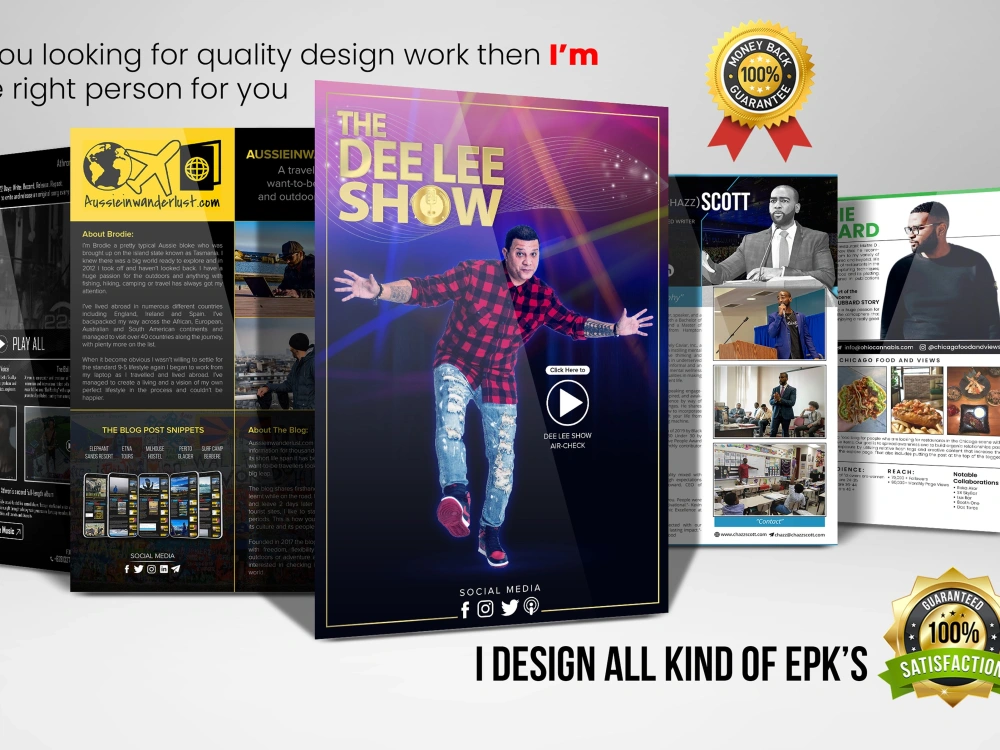 Professional Electronic Press Kit, EPK | Upwork