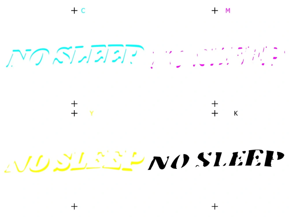 A layout design with text effects for screen printing | Upwork