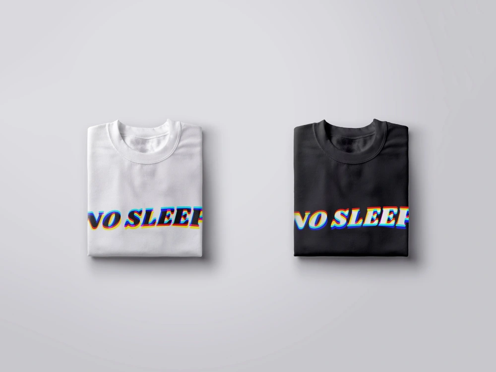 A layout design with text effects for screen printing | Upwork