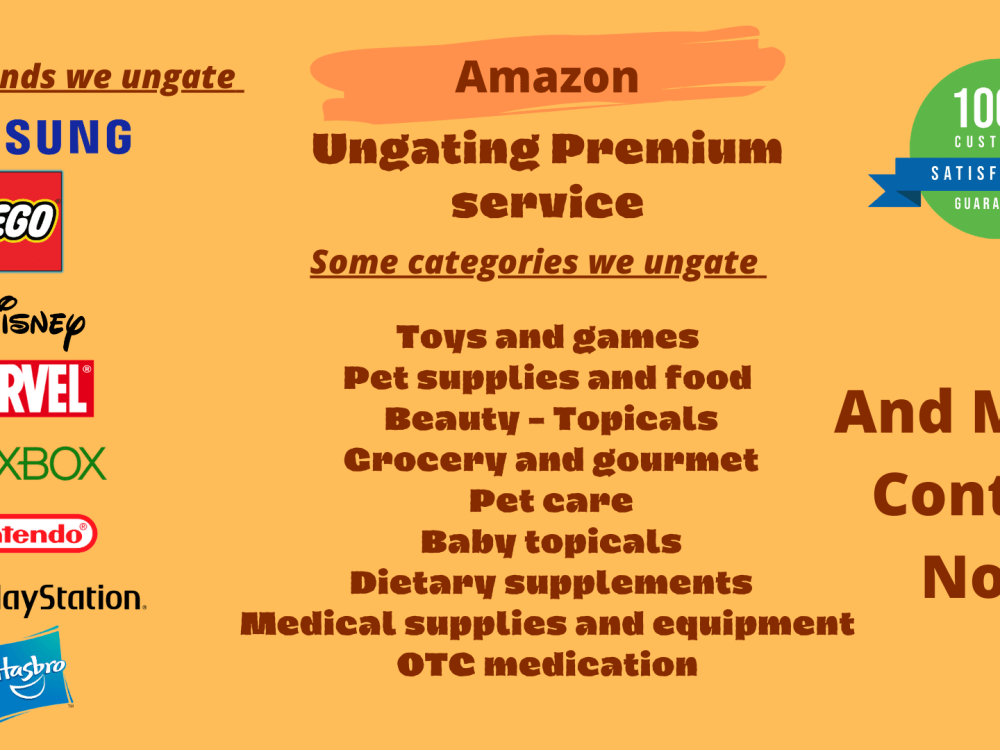 Amazon restricted categories, brands and asins ungated and approved ...