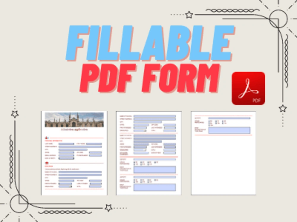 A professional fillable PDF form within 24 hours | Upwork