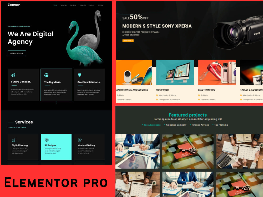 Design wordpress modern home page or modern landing page | Upwork