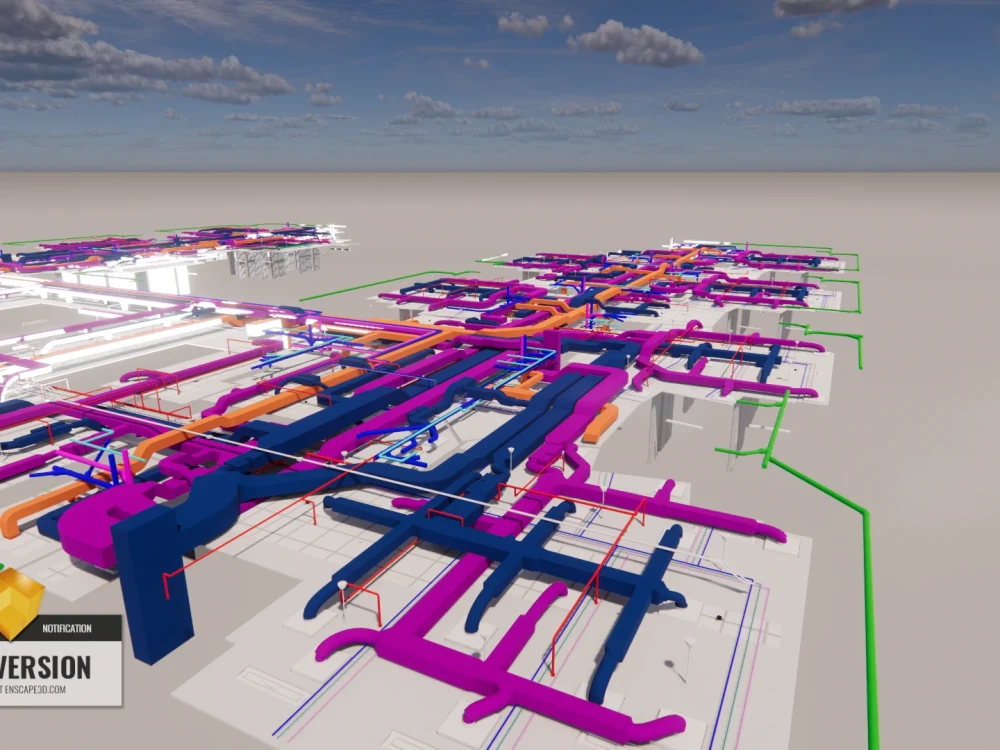 Bim Mep Model With Clash Detection Upwork