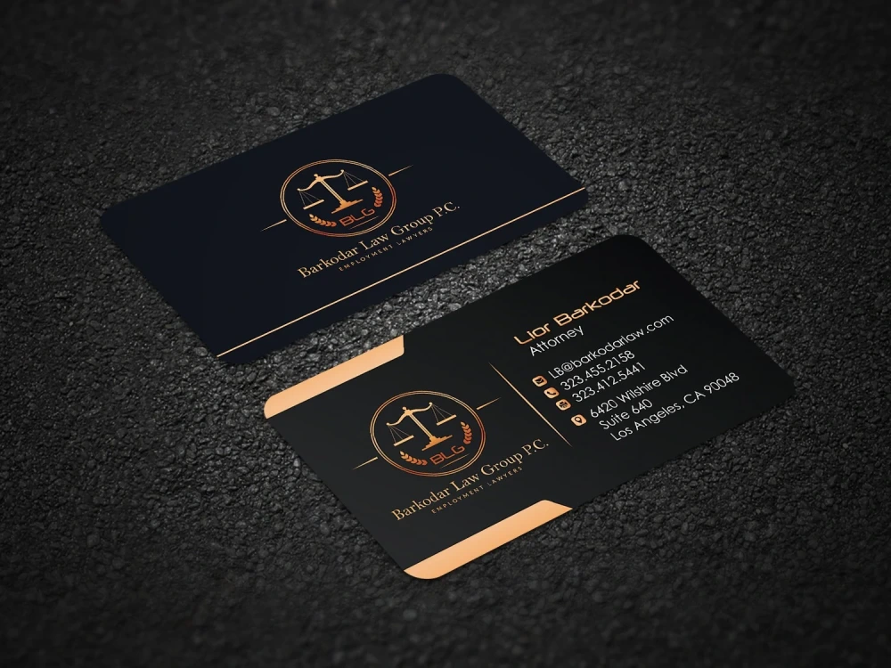 A fantastic luxury, minimalist, gold foil business card design | Upwork