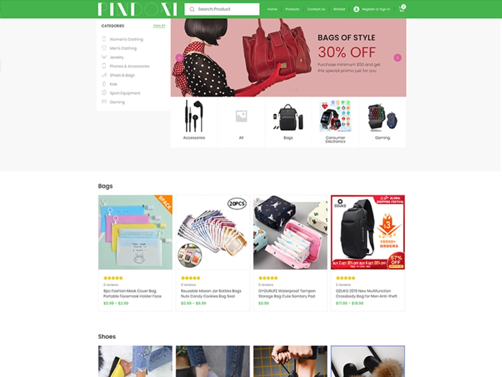 An amazing WordPress & Woo commerce Website | Upwork