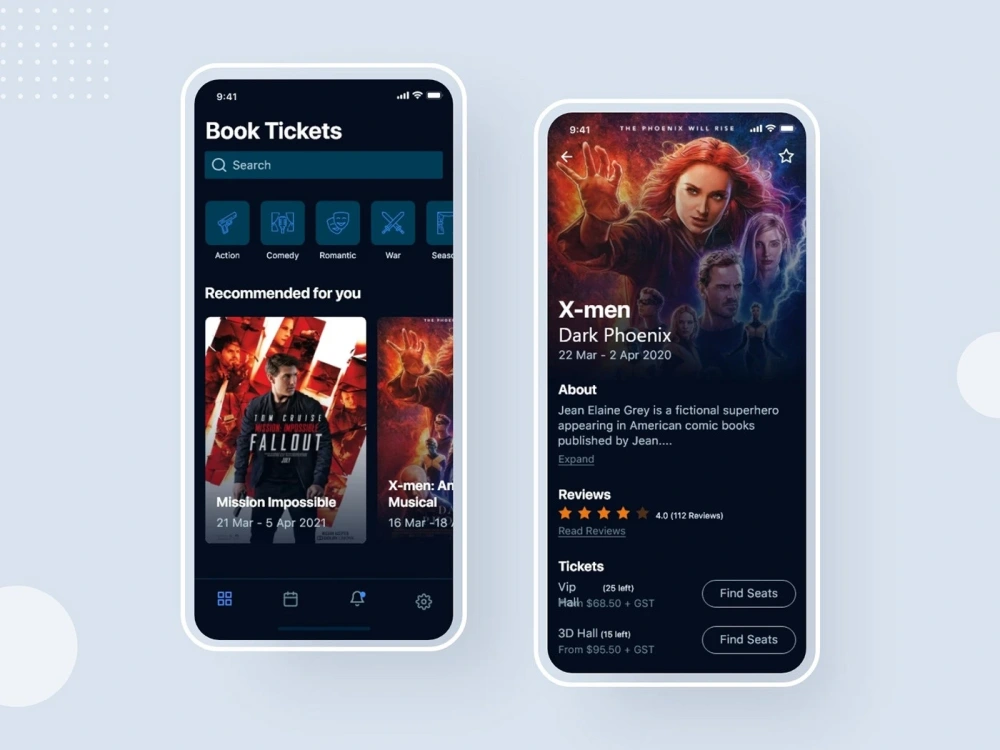 A professional Mobile App UI Design (Adobe XD, Figma) | Upwork