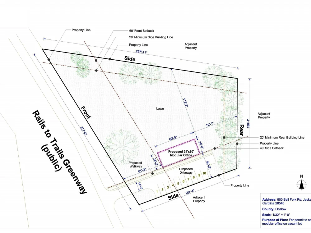 A detailed 2D CAD Site Plan for your Proposed Project. | Upwork