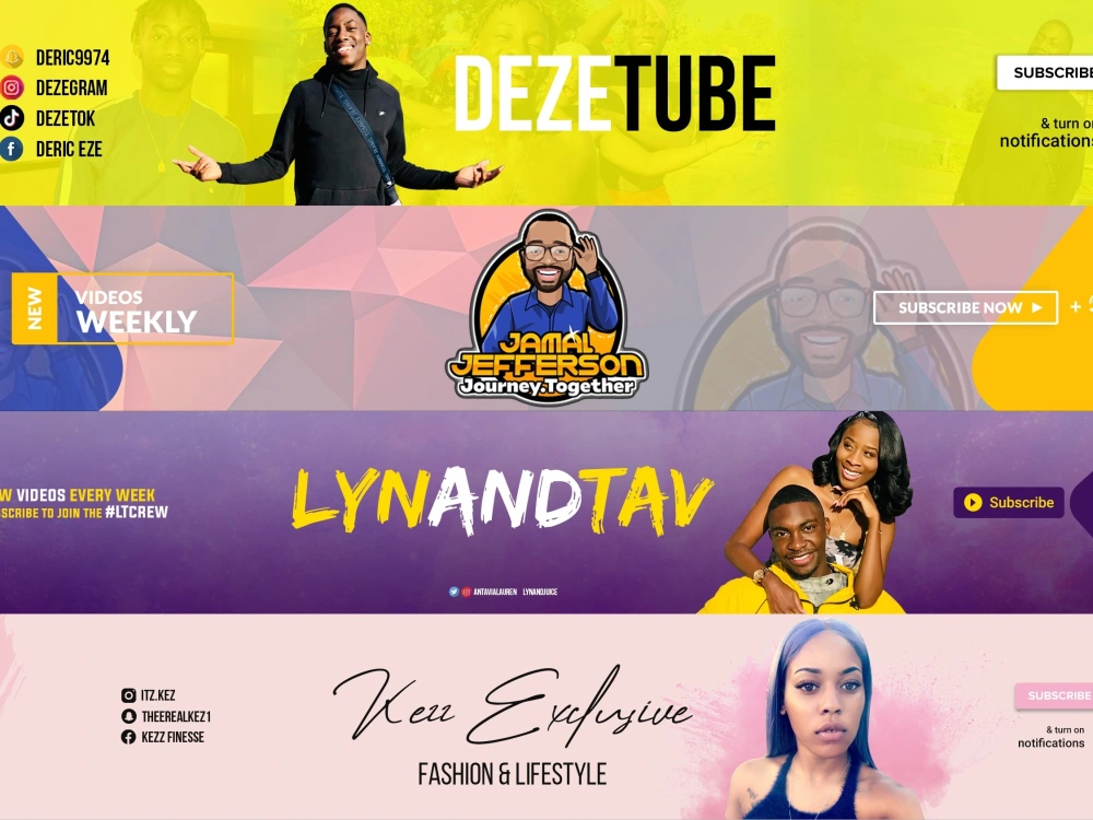 An amazing Youtube banner | Upwork