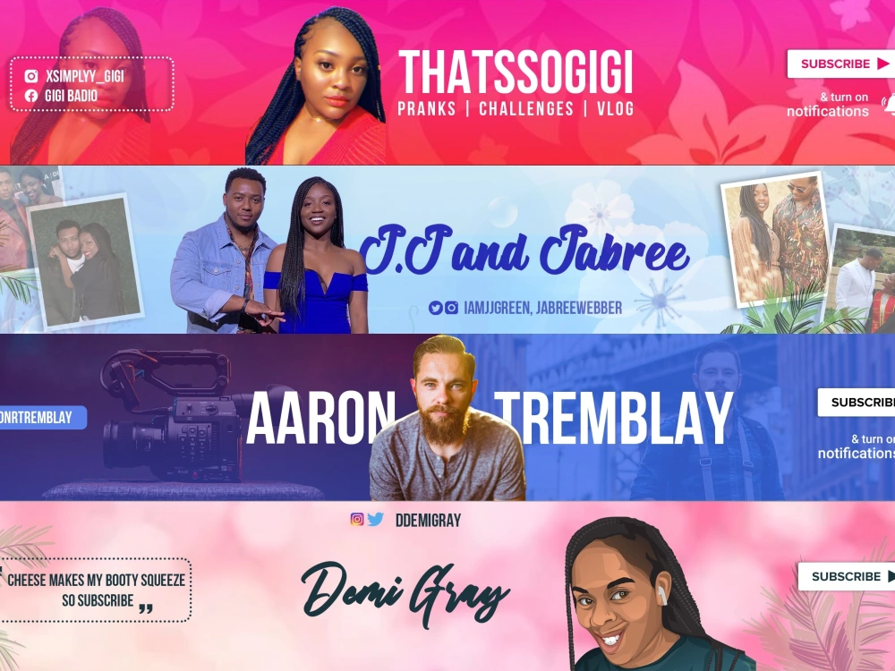 An amazing Youtube banner | Upwork