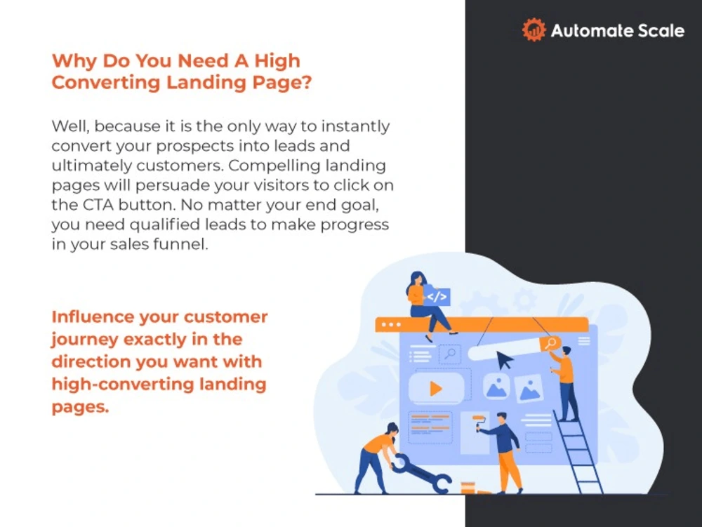 A high converting landing page made | Upwork