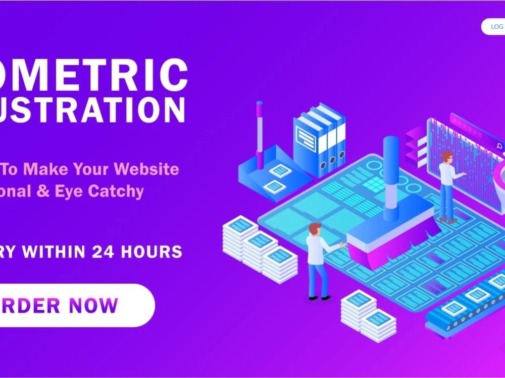Modern 3d Isometric vector illustration | Upwork