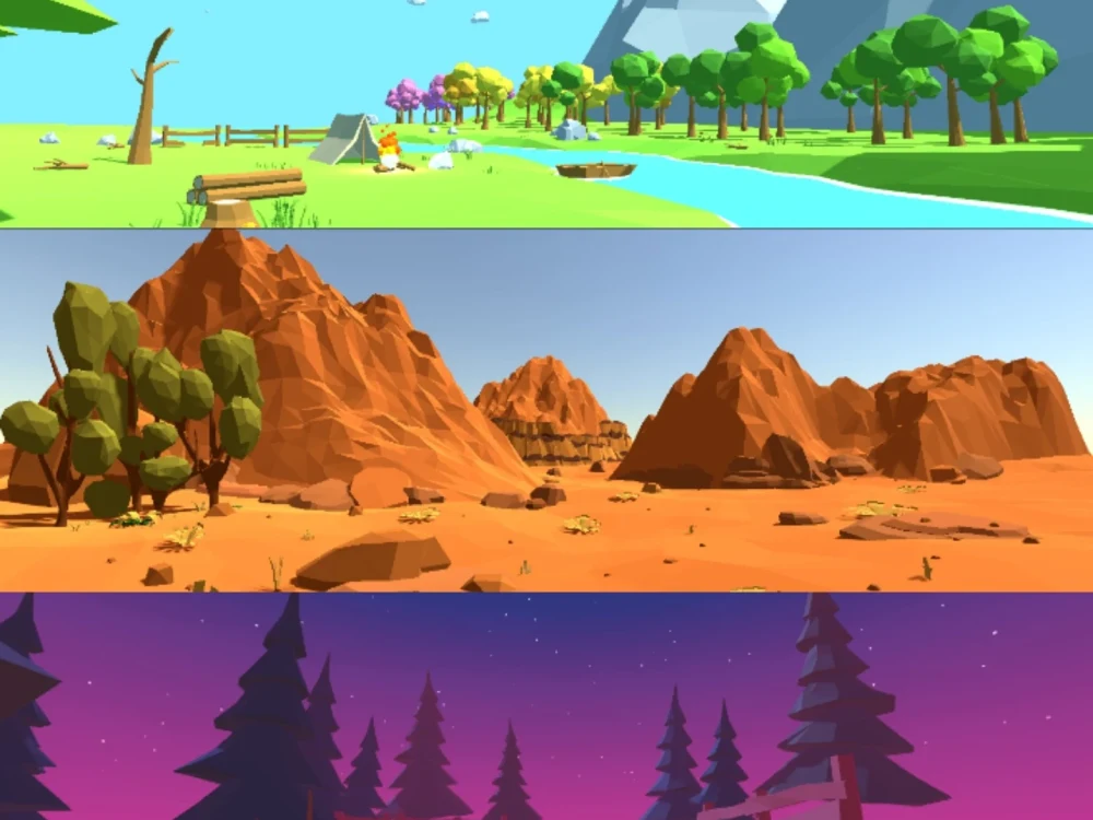 Low poly terrains or maps for unity 3d game level | Upwork