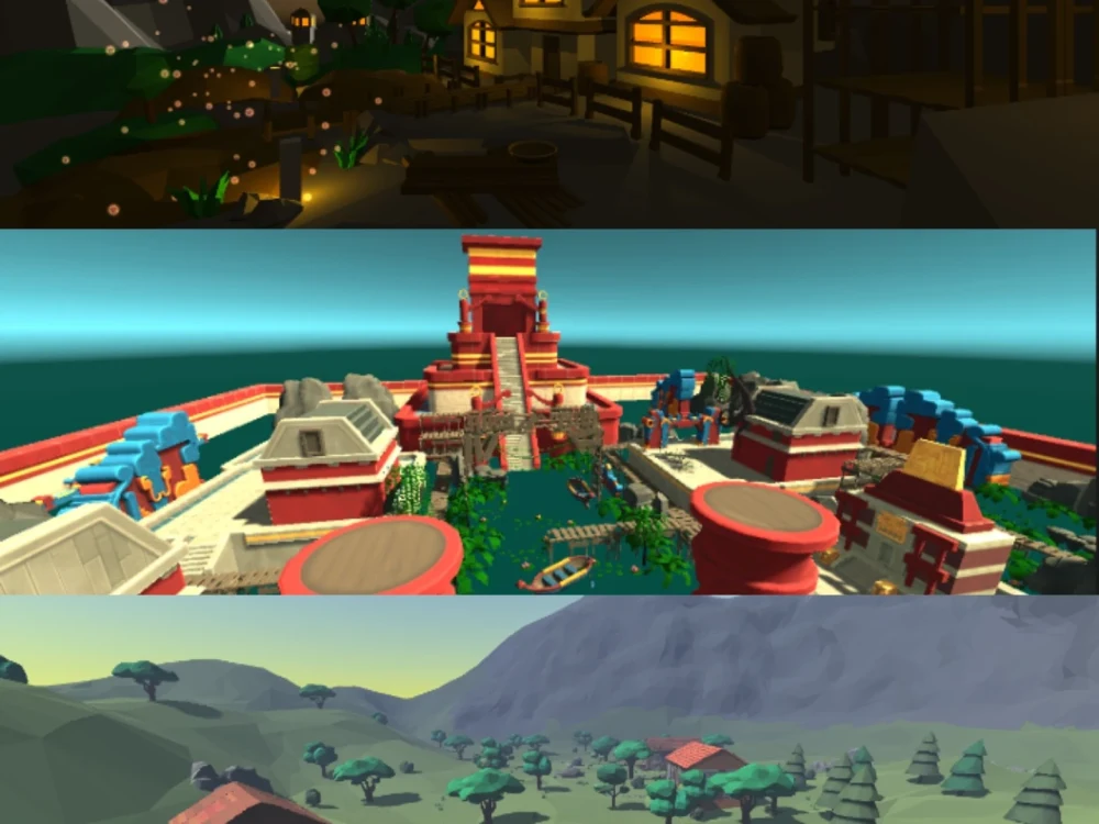 Low poly terrains or maps for unity 3d game level | Upwork