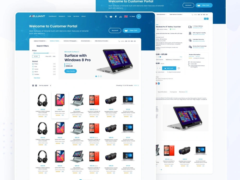 A responsive Website UI Design & development | Upwork