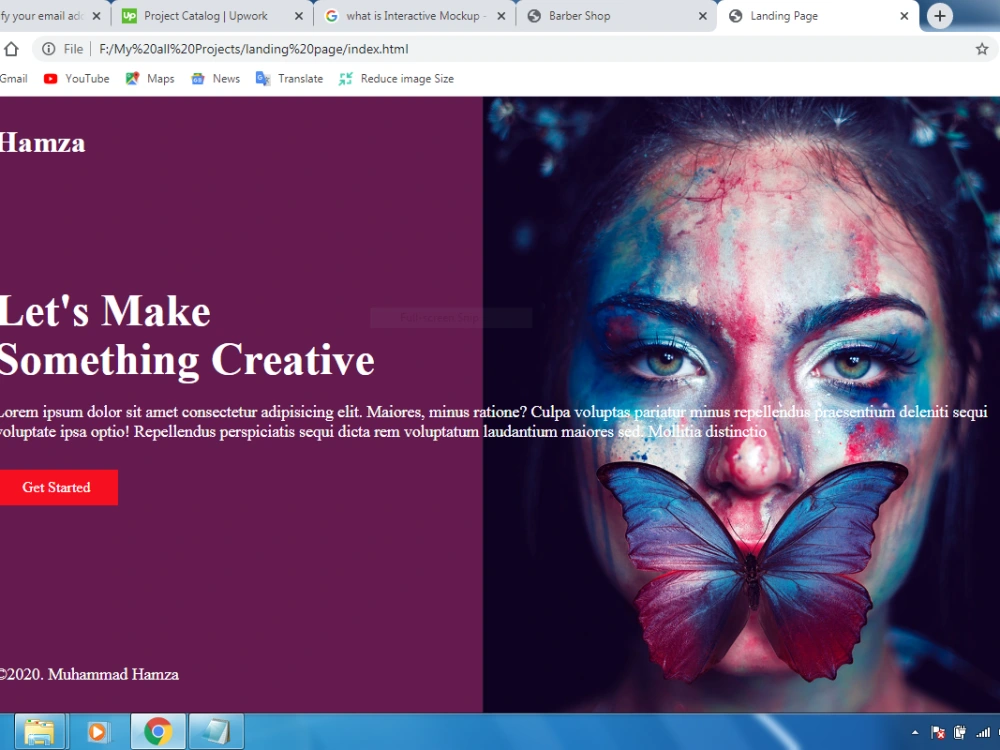 A Responsive Frontend Developer | Upwork