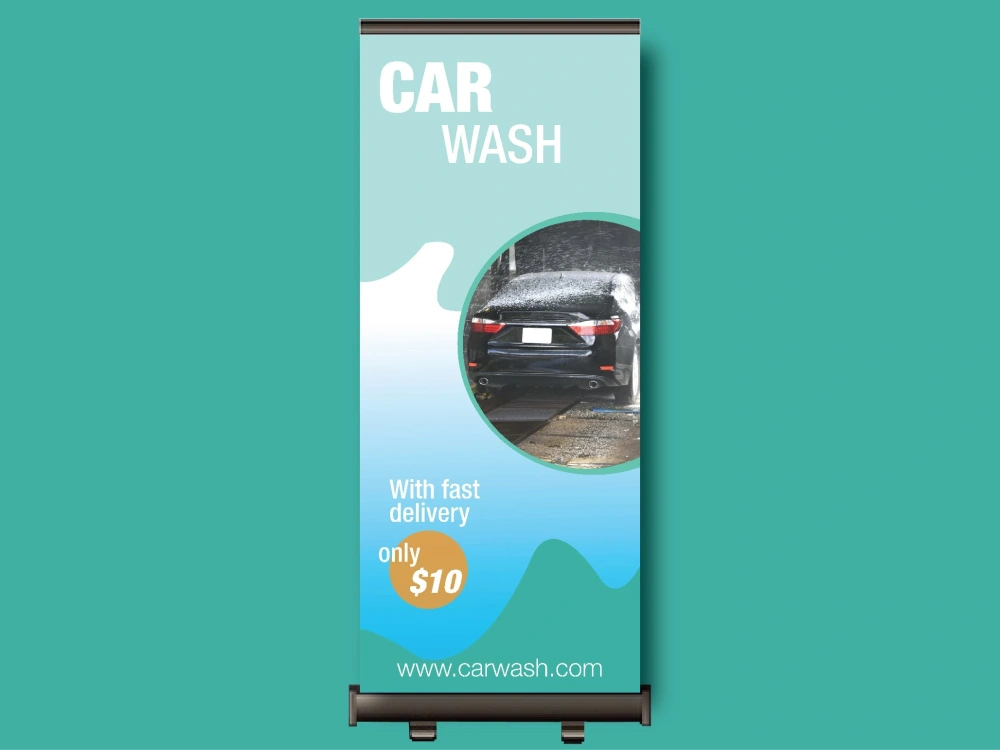 A roll up banner, pull up banner or x stand banner | Upwork