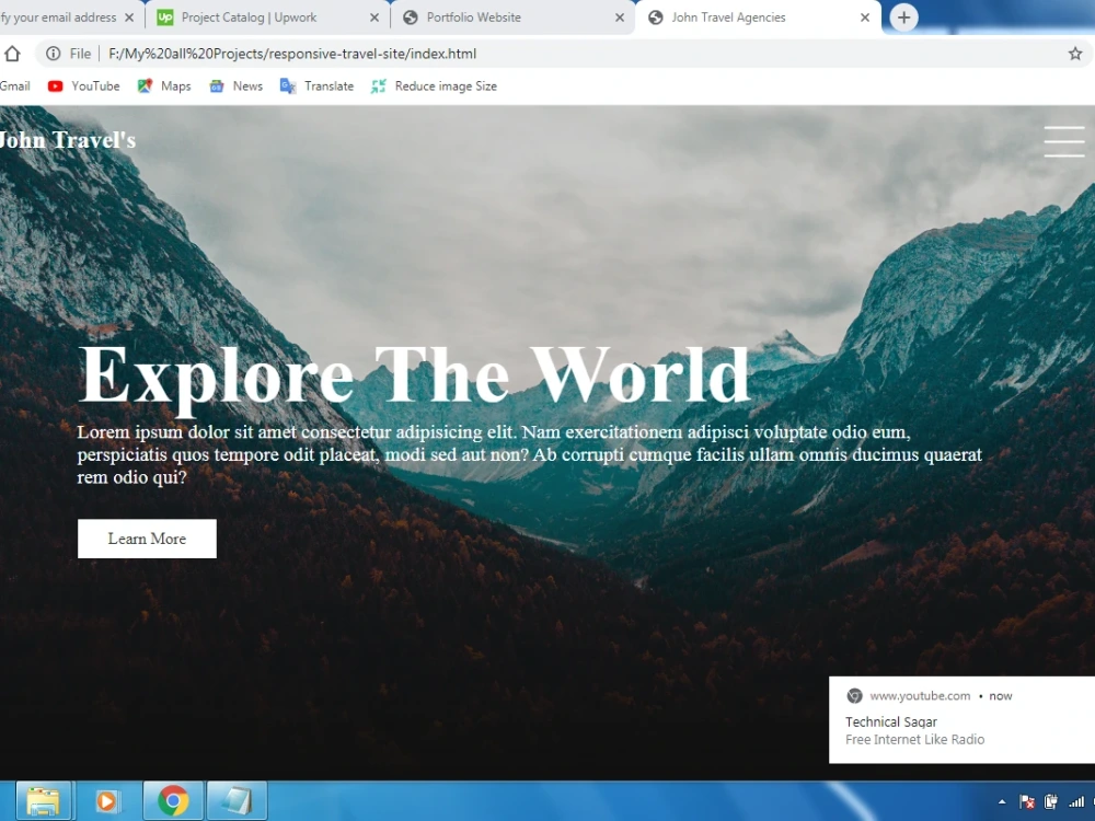 A Responsive Frontend Developer | Upwork