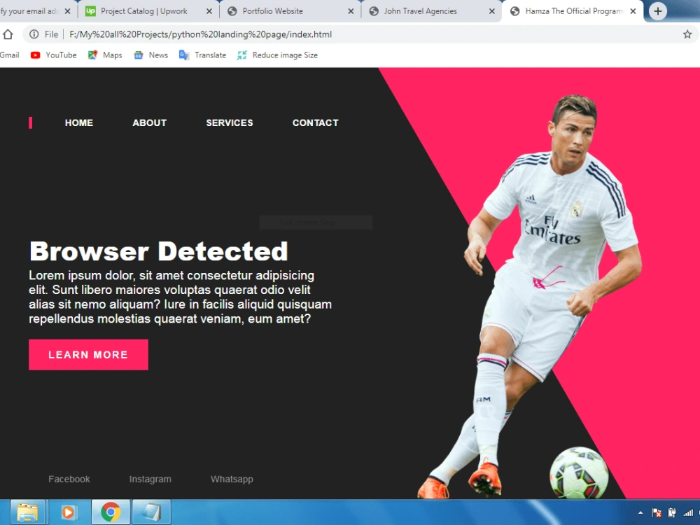 A Responsive Frontend Developer | Upwork