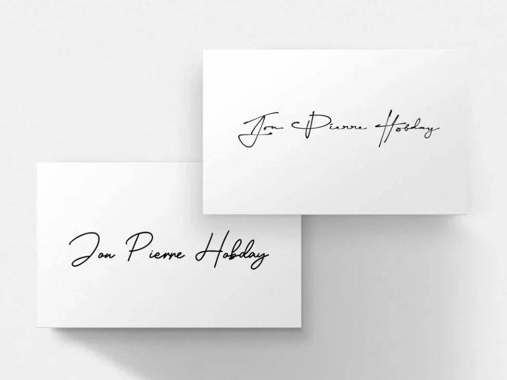 Professional handwritten signature style logo design | Upwork