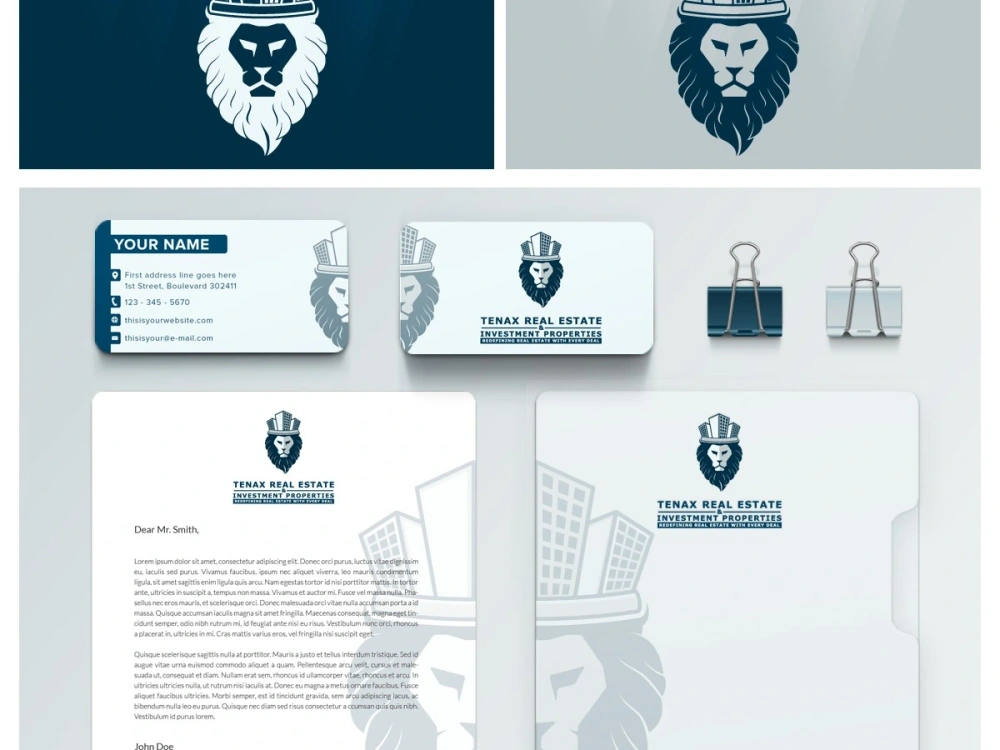 Original Logo & full brand identity Guide with kit for your business ...