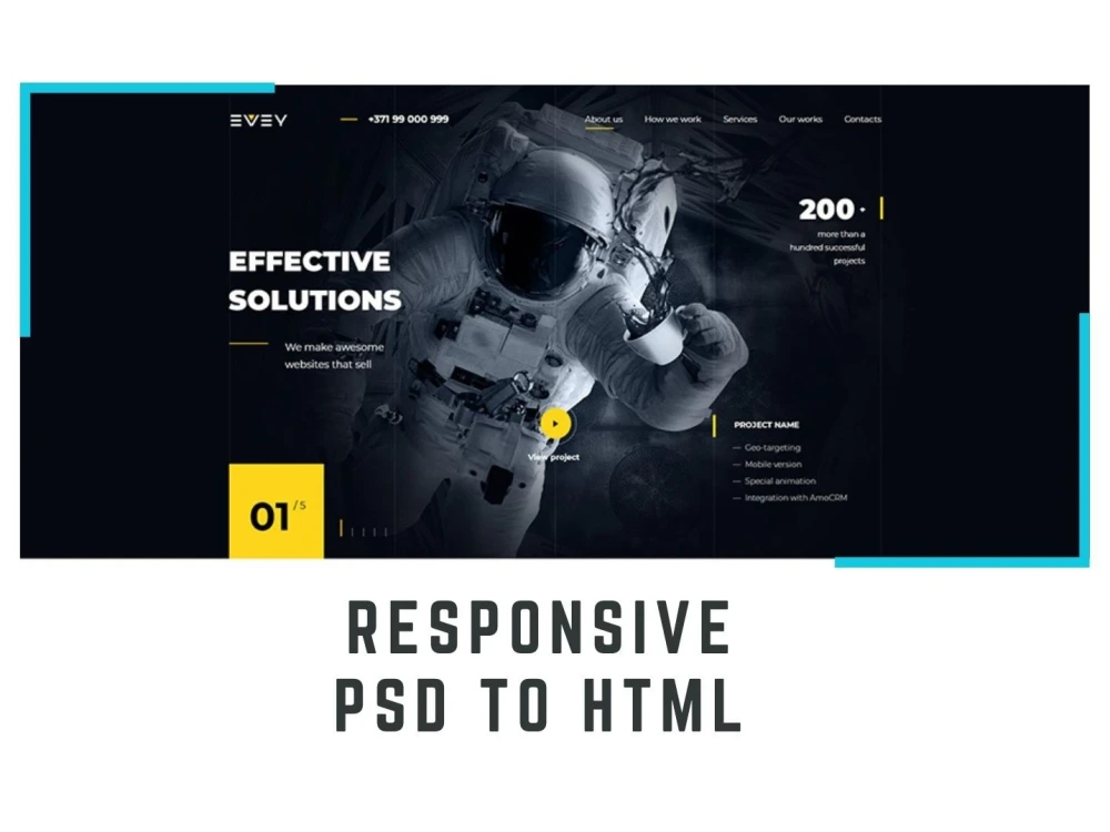 PSD, XD, AI, Figma, Sketch to HTML Responsive Design With Bootstrap | Upwork
