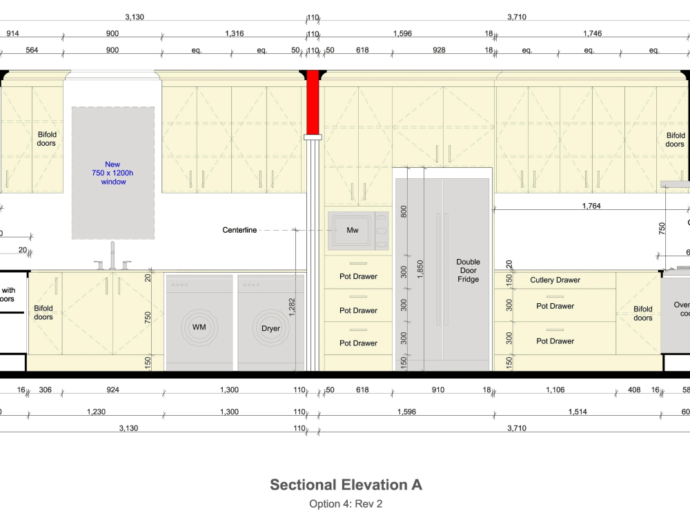A complete set of 2D CAD drawings for your Kitchen | Upwork