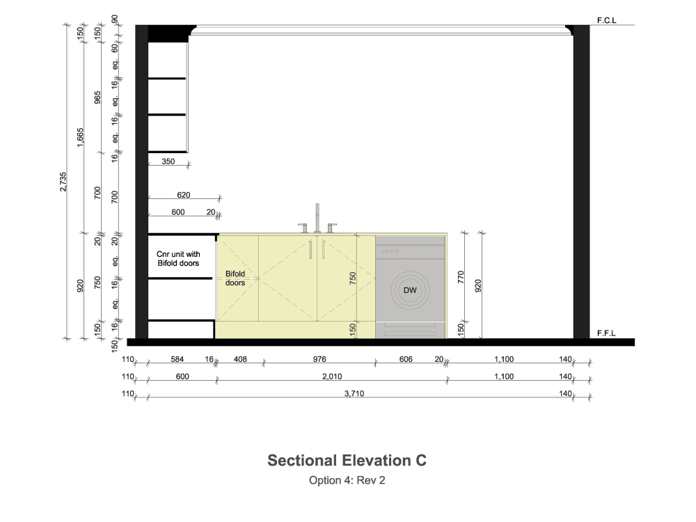 A complete set of 2D CAD drawings for your Kitchen | Upwork