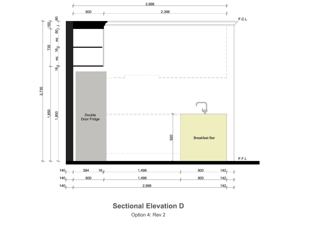 A complete set of 2D CAD drawings for your Kitchen | Upwork