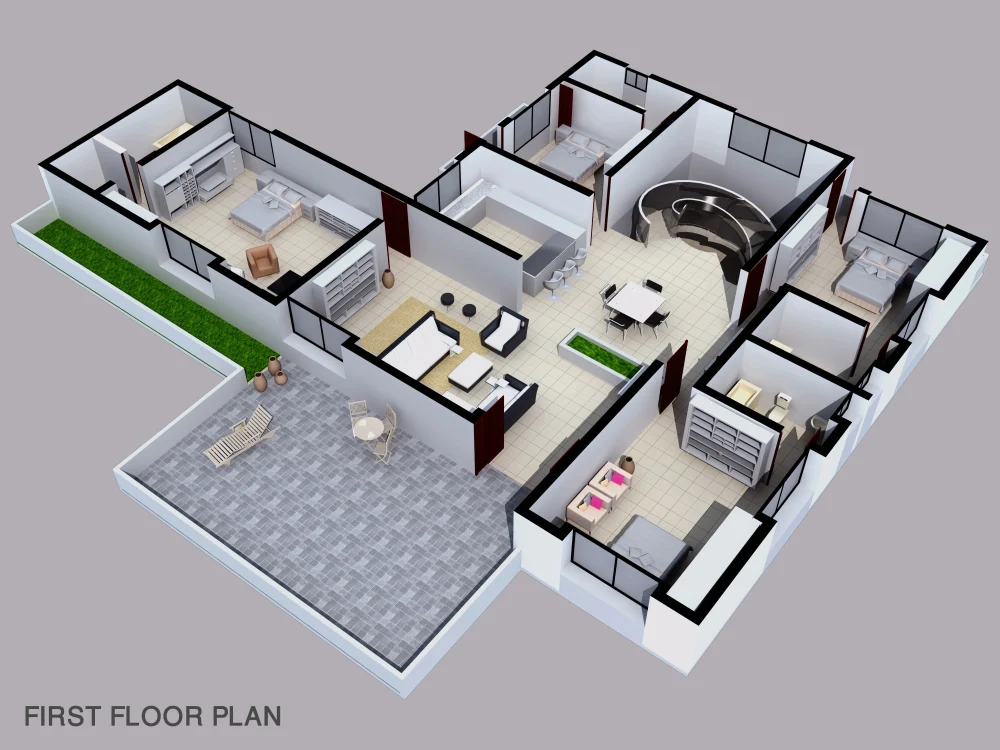 A fantastic 3D floor plan renderings | Upwork