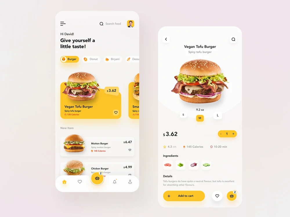 A Clean and Modern Mobile app UI/UX Design | Upwork