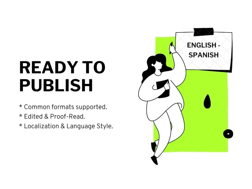 A ready-to-publish translation with format, ASAP. | Upwork
