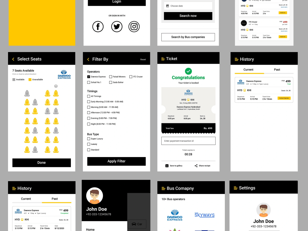 Creative Mobile App UI for iOS and Android | Upwork