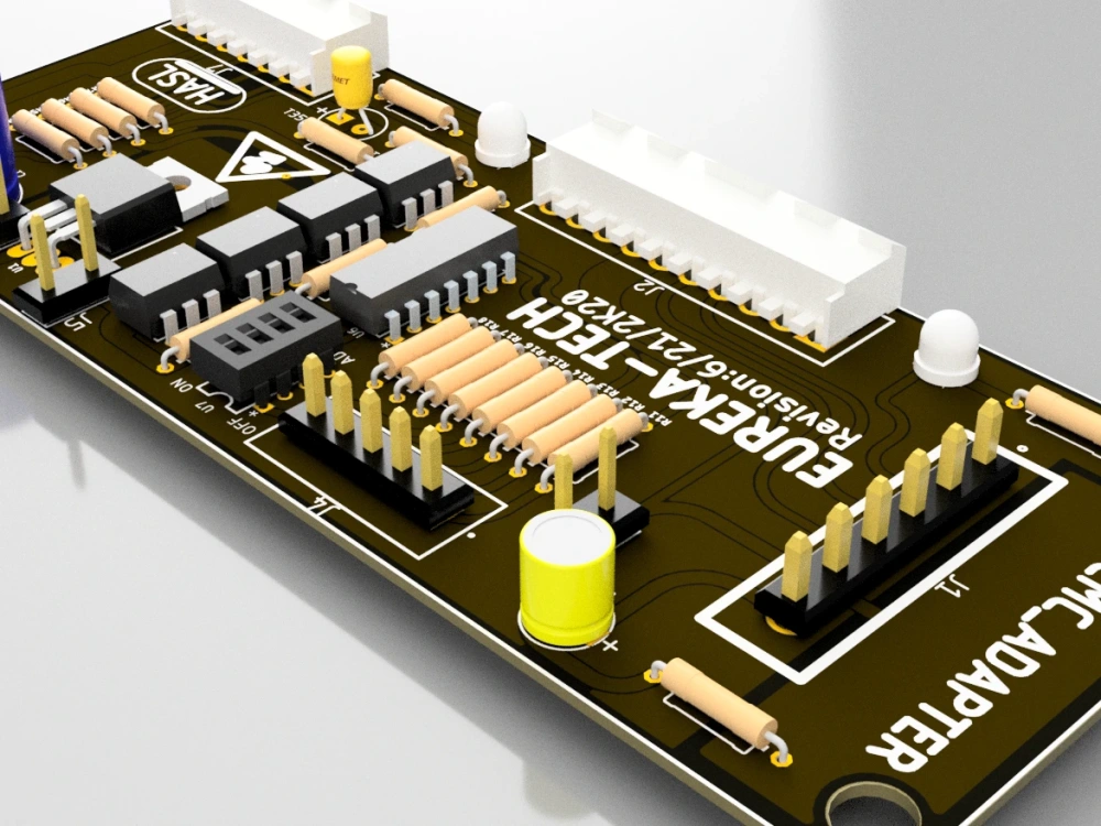 PCB 3D Model + Each Component STEP/STL | Upwork