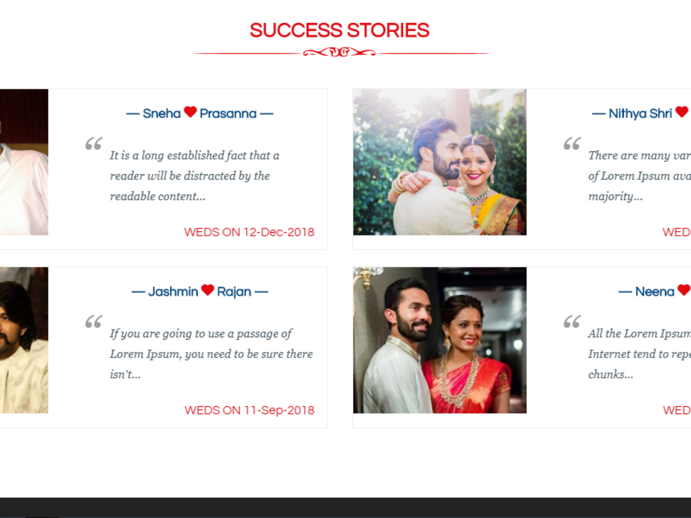 A Matrimonial Website Script with Source Code | Upwork