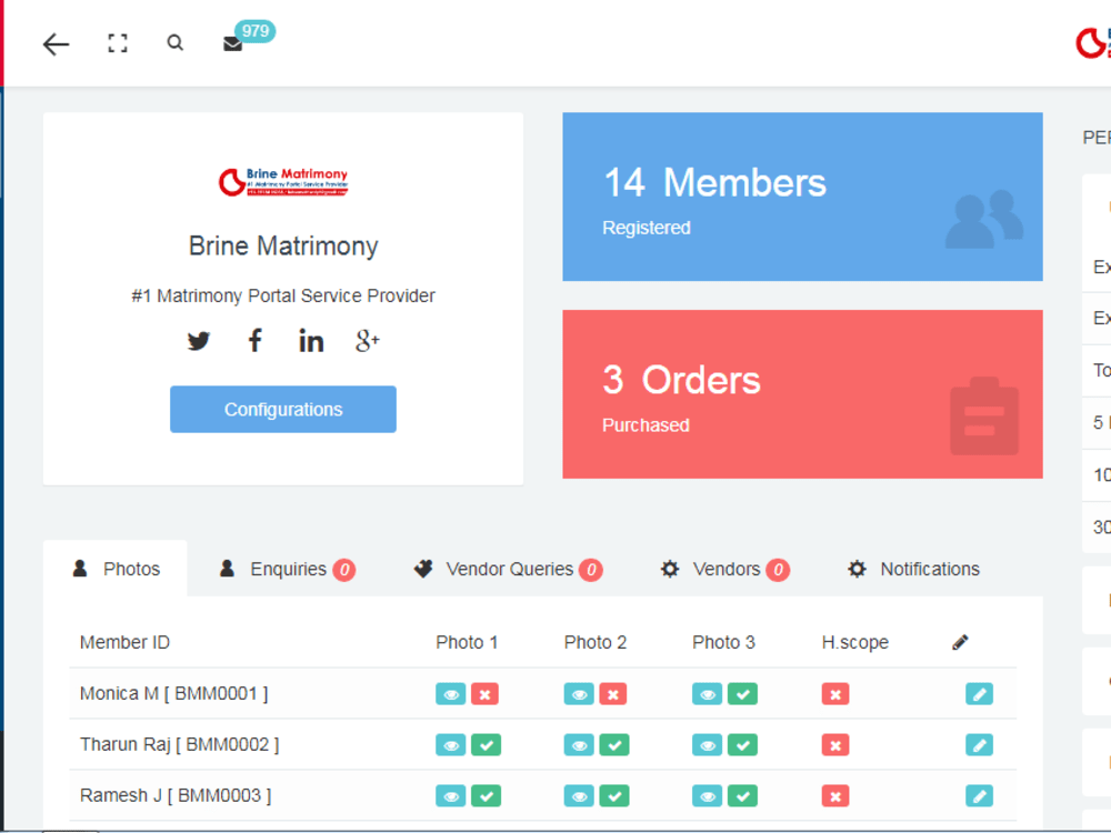 A Matrimonial Website Script with Source Code | Upwork