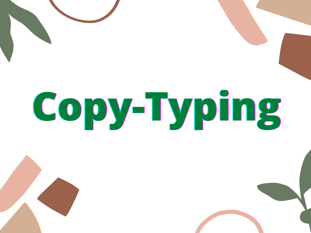 Manual typing, copy-typing done with 100% accuracy | Upwork