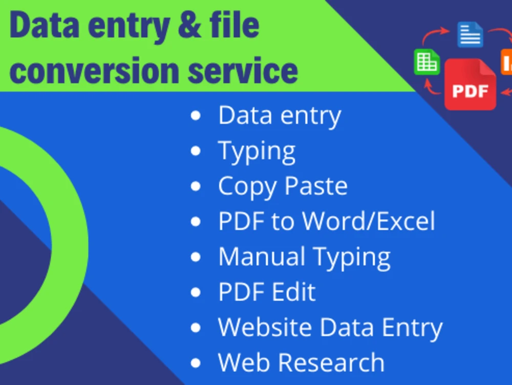 Data entry, copy paste and all file conversion jobs | Upwork