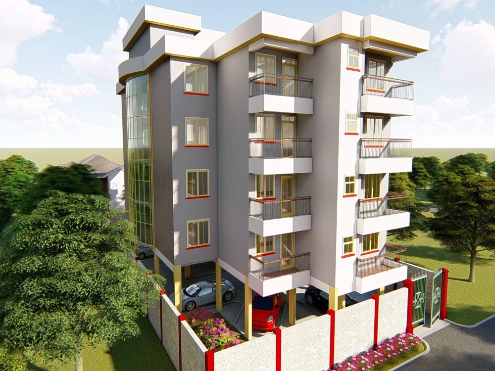 A modern Architectural and Structural Design of residential building ...