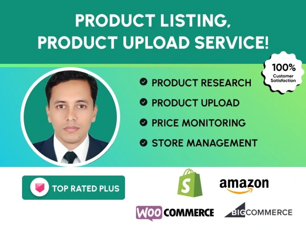 Product Uploading Service at any E-Commerce Platform! | Upwork