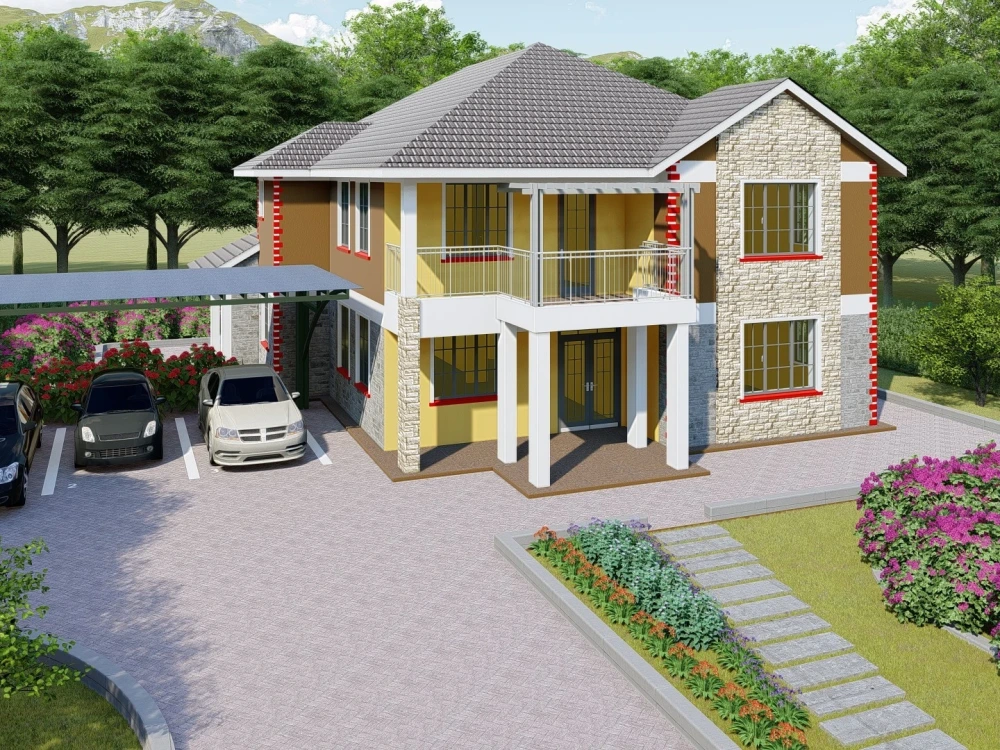 A modern Architectural and Structural Design of residential building ...