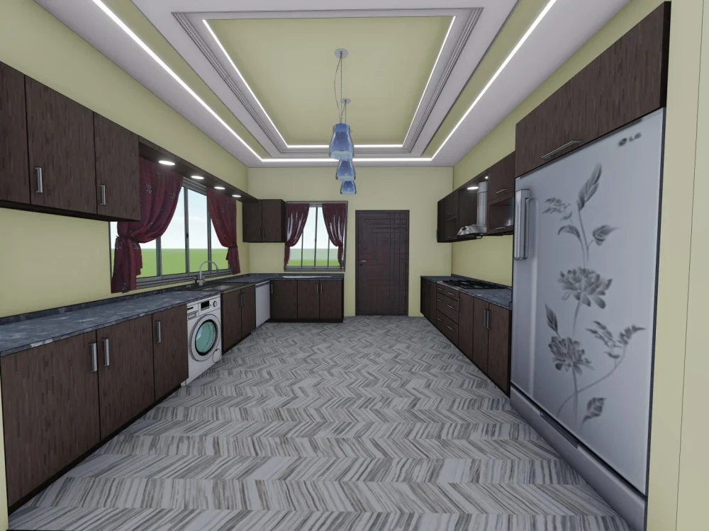 Beautiful 3D renderings for your kitchen Using Sketch up & Lumion | Upwork